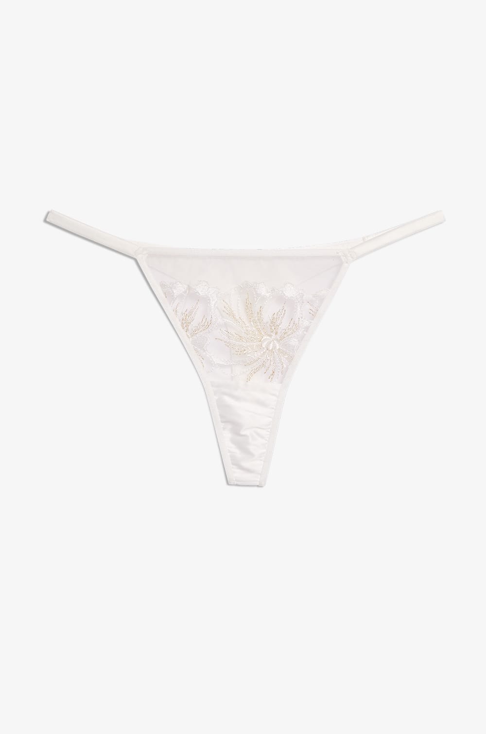 String en tulle brodé AMARYLLIS ECRU - ETAM