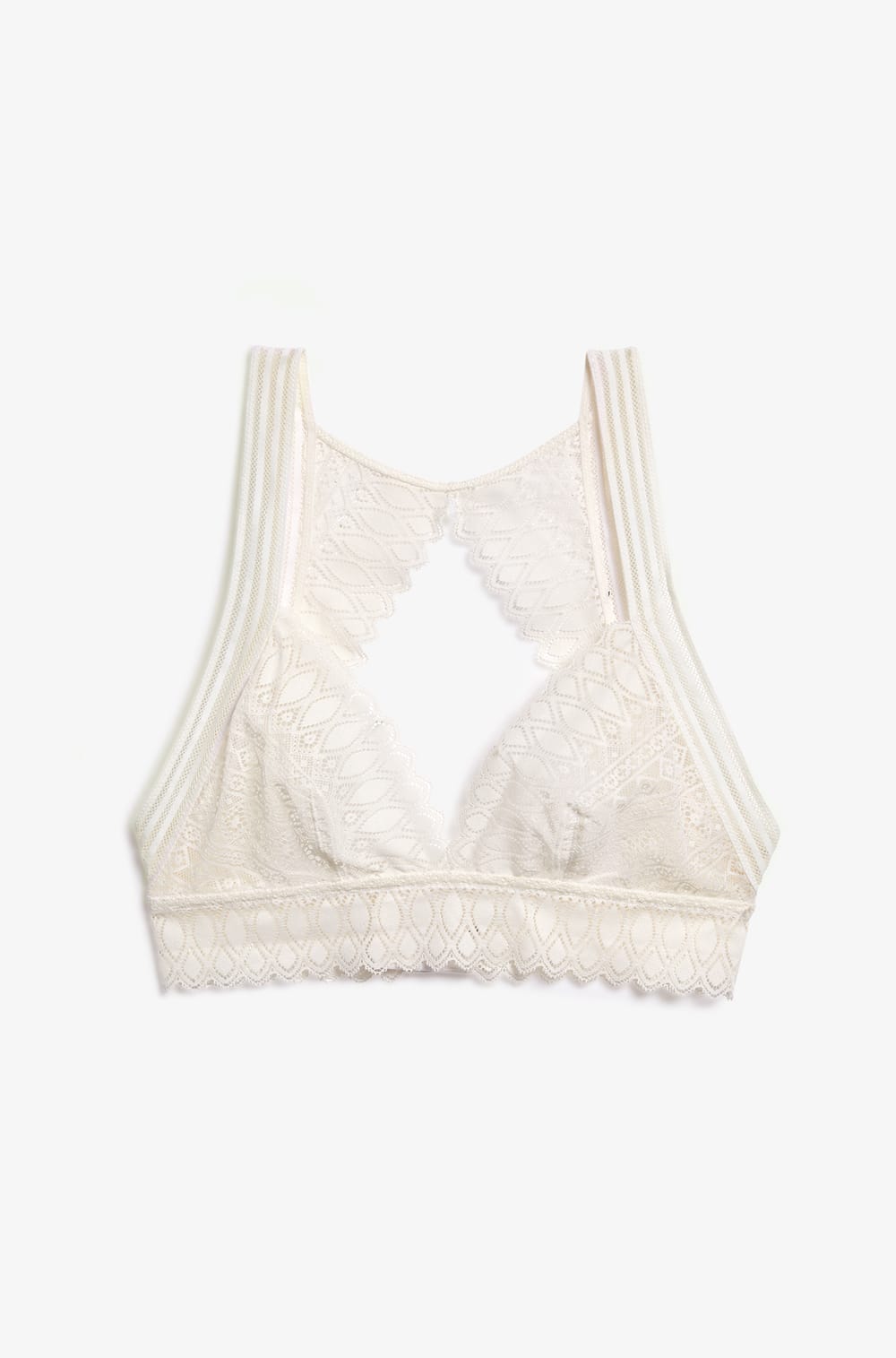 Triangle Lace Wireless Bra Gravure Perle Etam