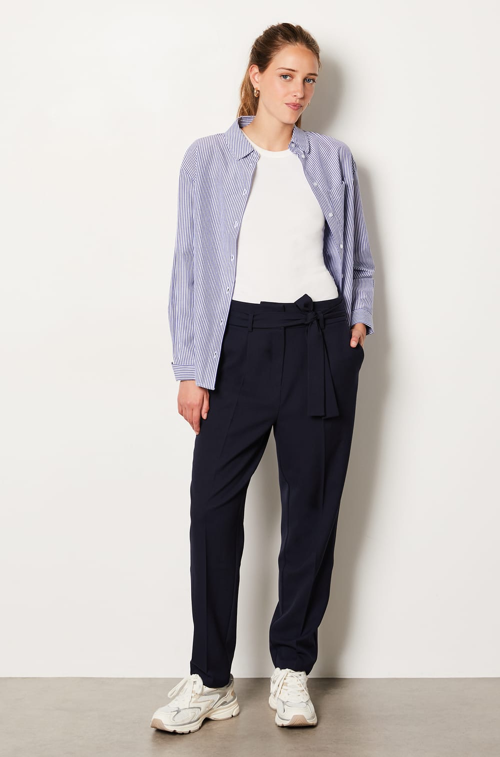 Carrot Cut Pants - STEPHANIE - MARINE - ETAM