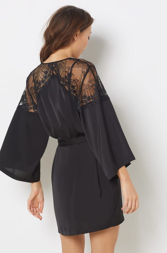 Body Tulle Et Dentelle Alchimie Noir Etam