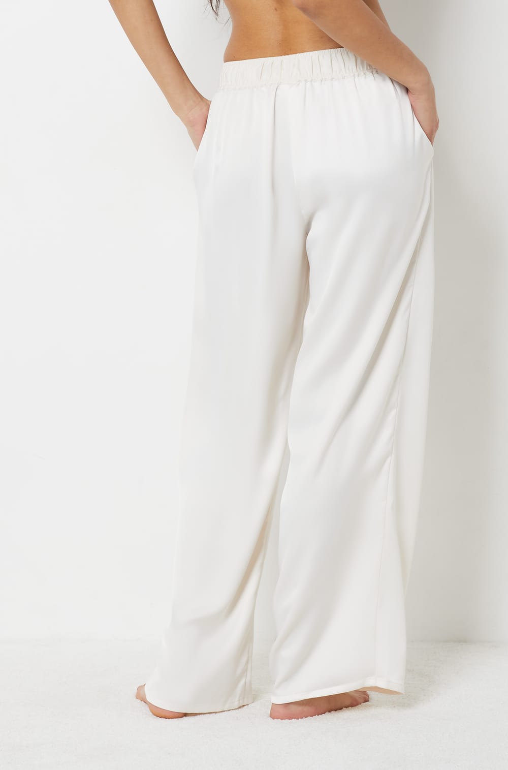 Satin Sleep Pants Erina Ecru Etam