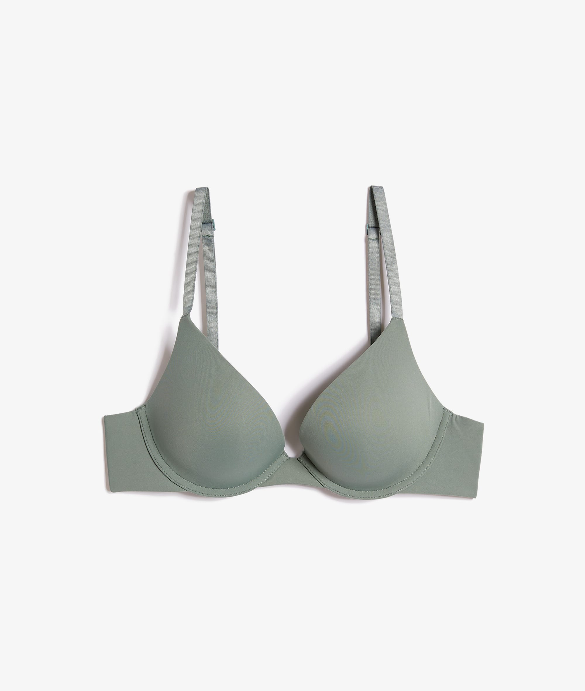 Soutien-gorge N.2 - Le push up plongeant PURE FIT WE CARE KAKI - ETAM