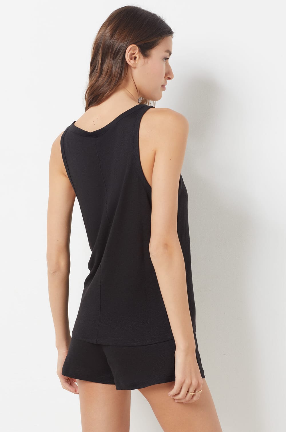 Top pijama de lino KAYLEE NOIR - ETAM