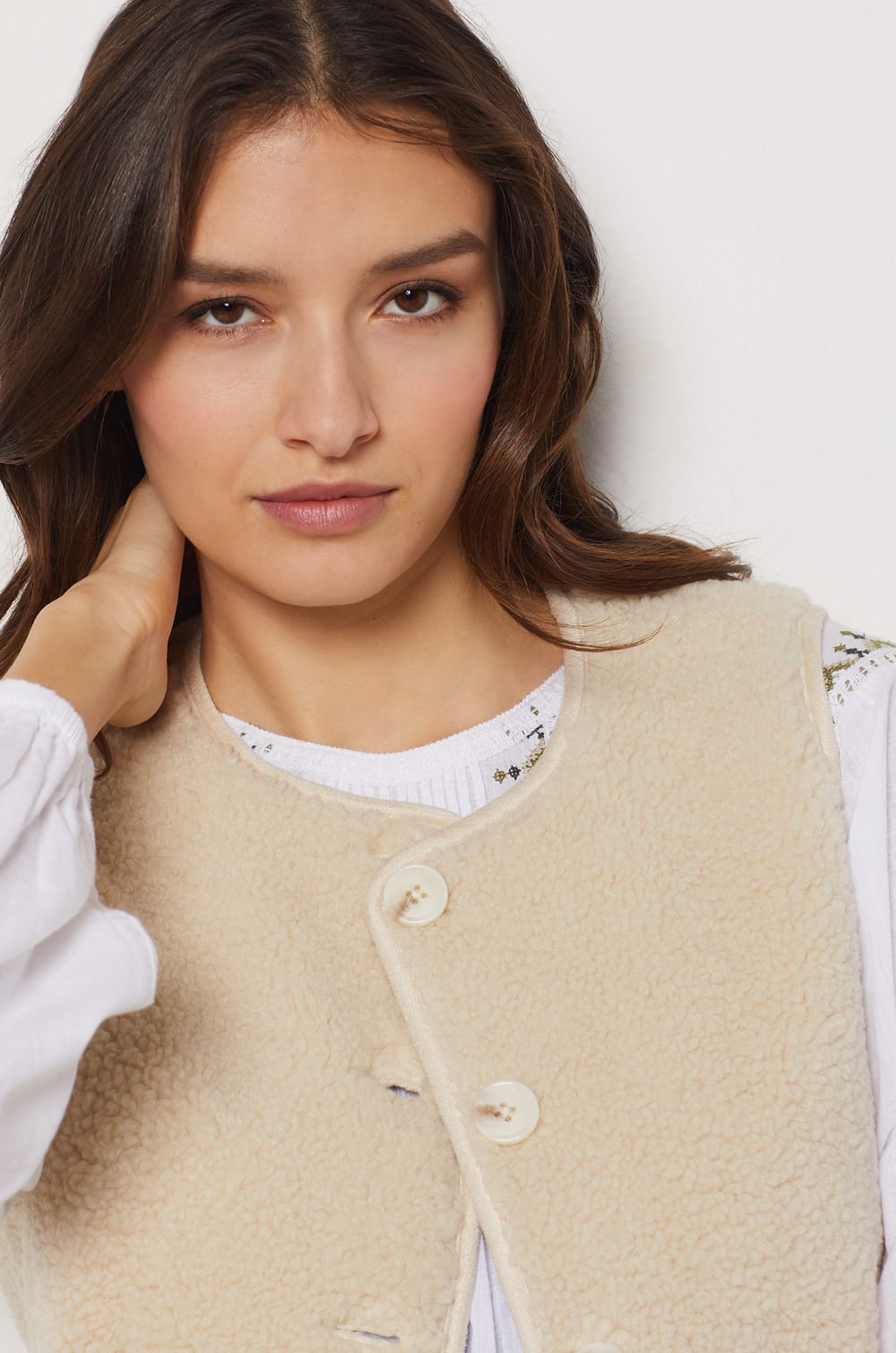 Veste Sans Manches Stan Ecru Etam