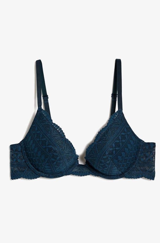Tanga En Dentelle Idole Jean Denim Etam