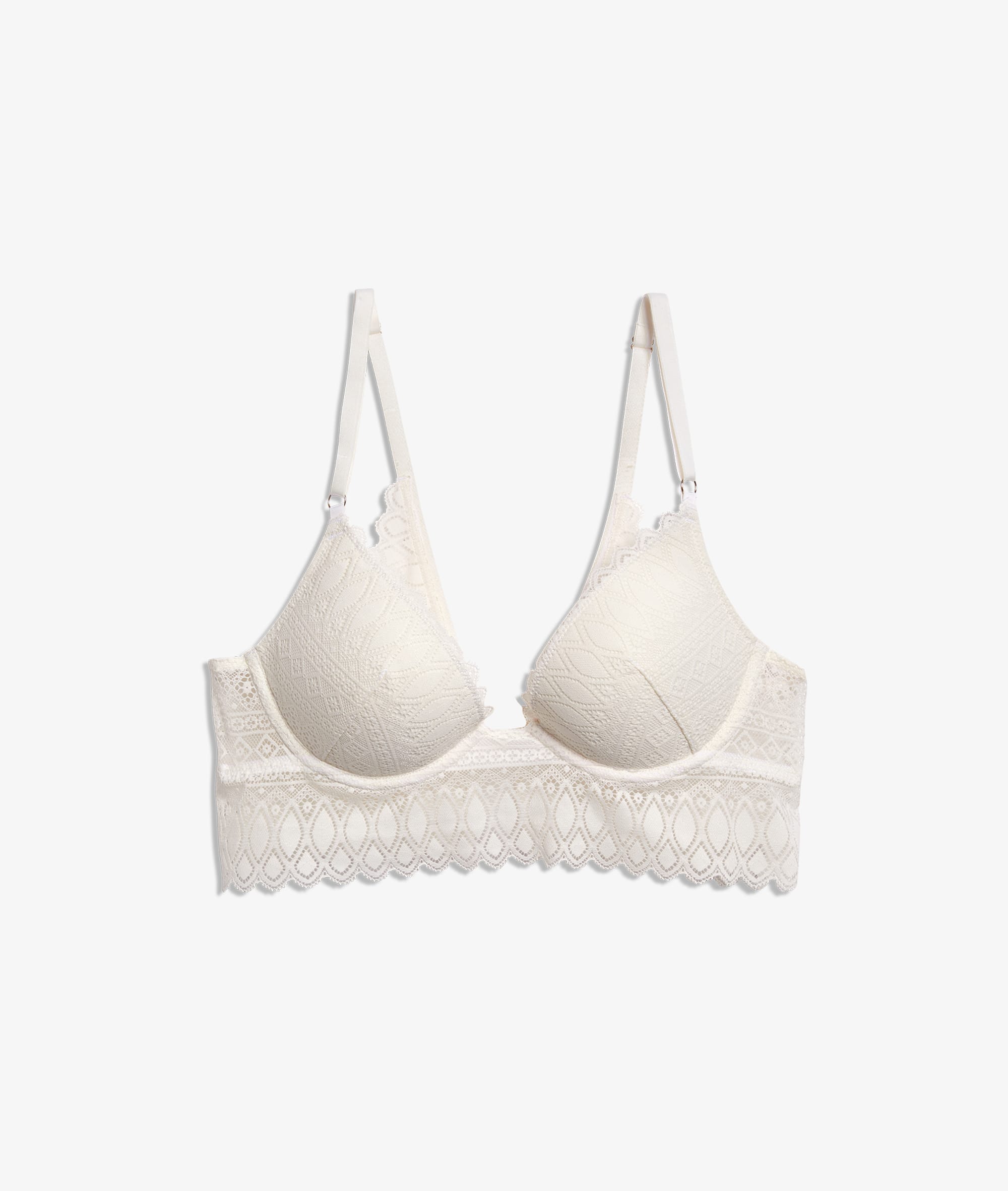 Soutien-gorge N.2 - Le push-up plongeant GRAVURE PERLE - ETAM