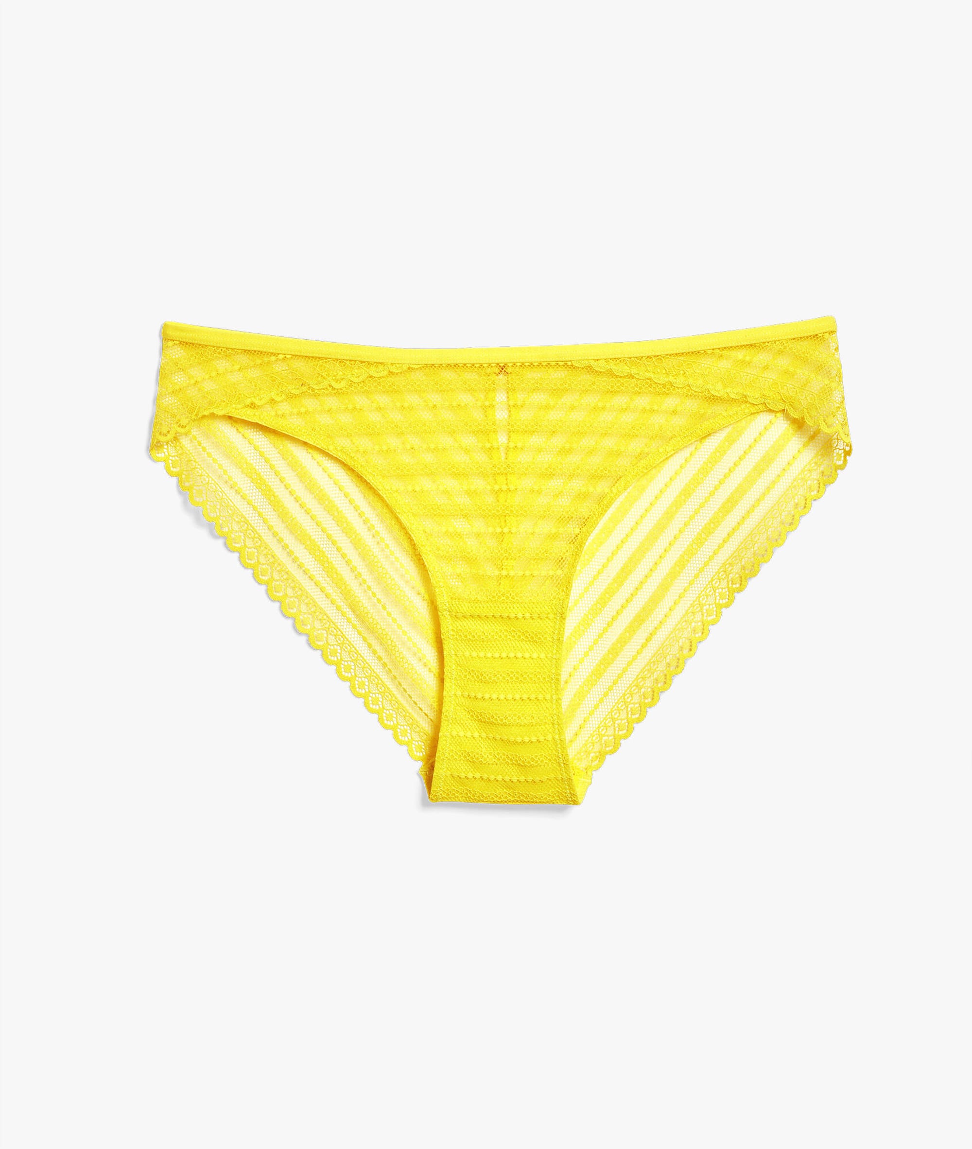 Lace Panties Tentation Jaune Acidule Etam