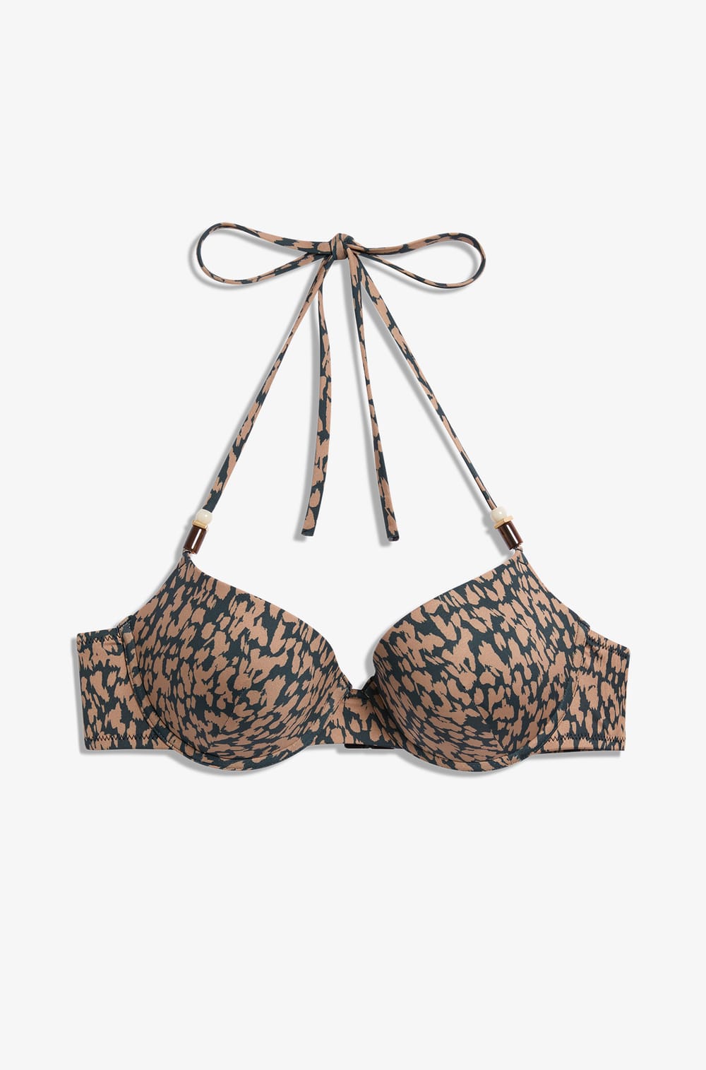 Push Up Patterned Bikini Top Idyllique Multicolore Etam