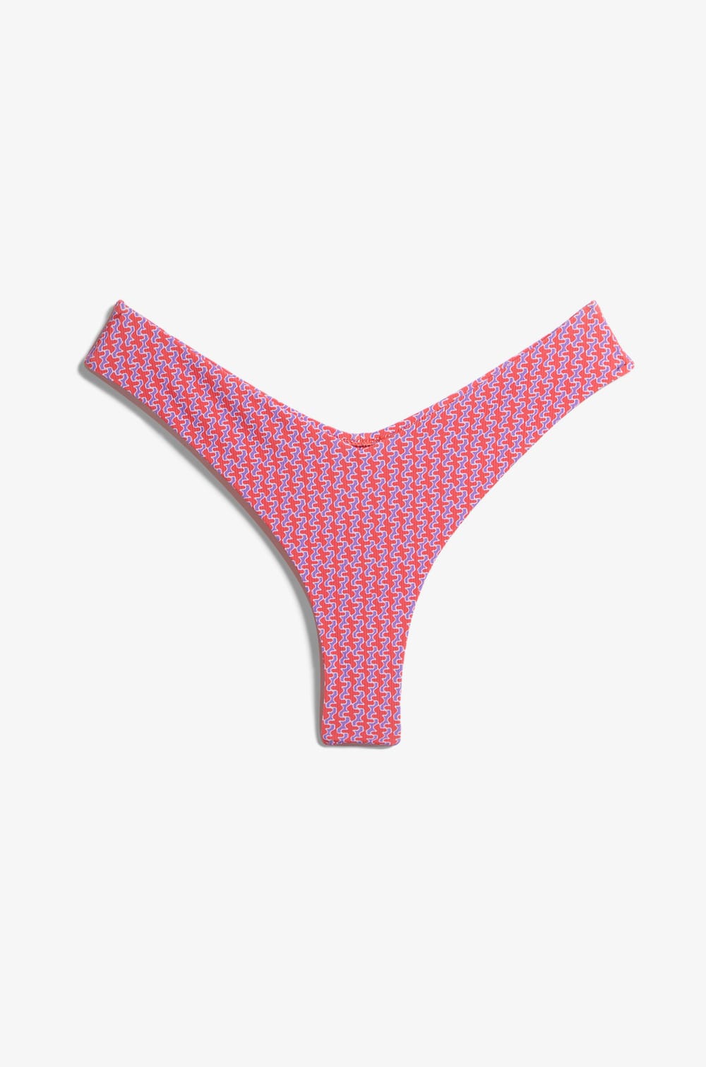High Leg Brazilian Bikini Bottoms Manzania Imp Fond Rose Etam
