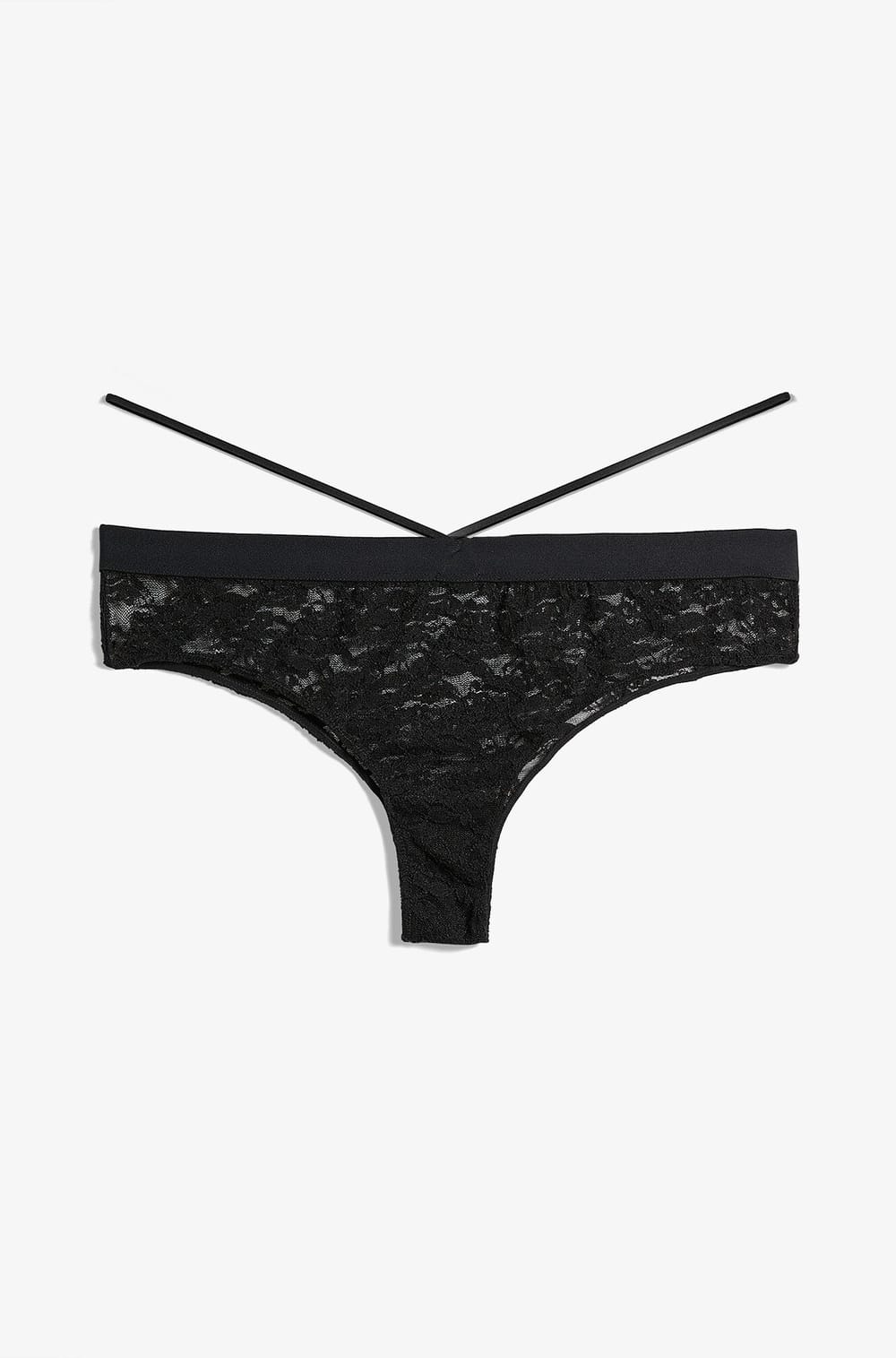 Lace Hipster Show Noir Etam