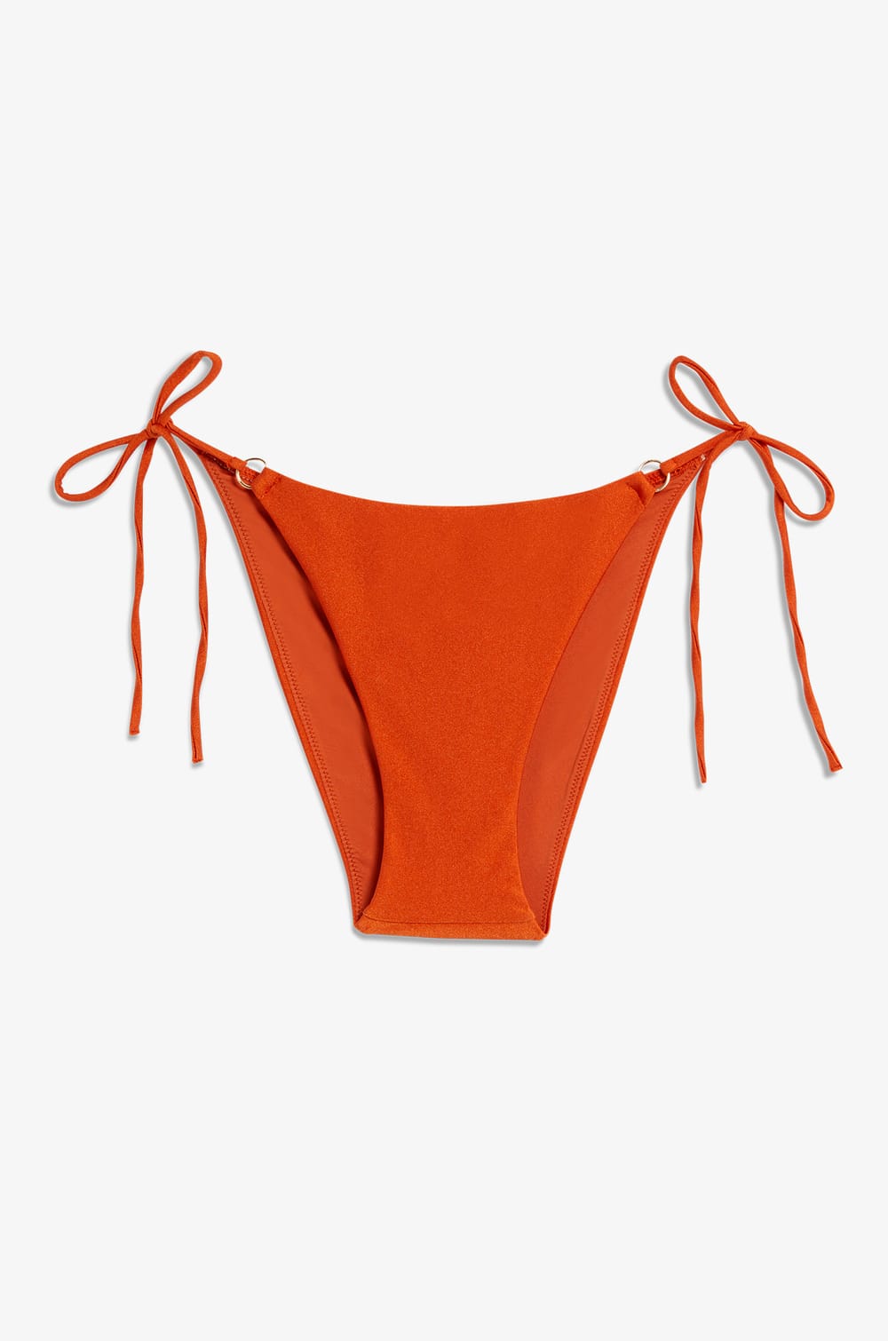 Braguita Bikini Satinada Tiras Anudadas Capsule Wendy Ocre Etam