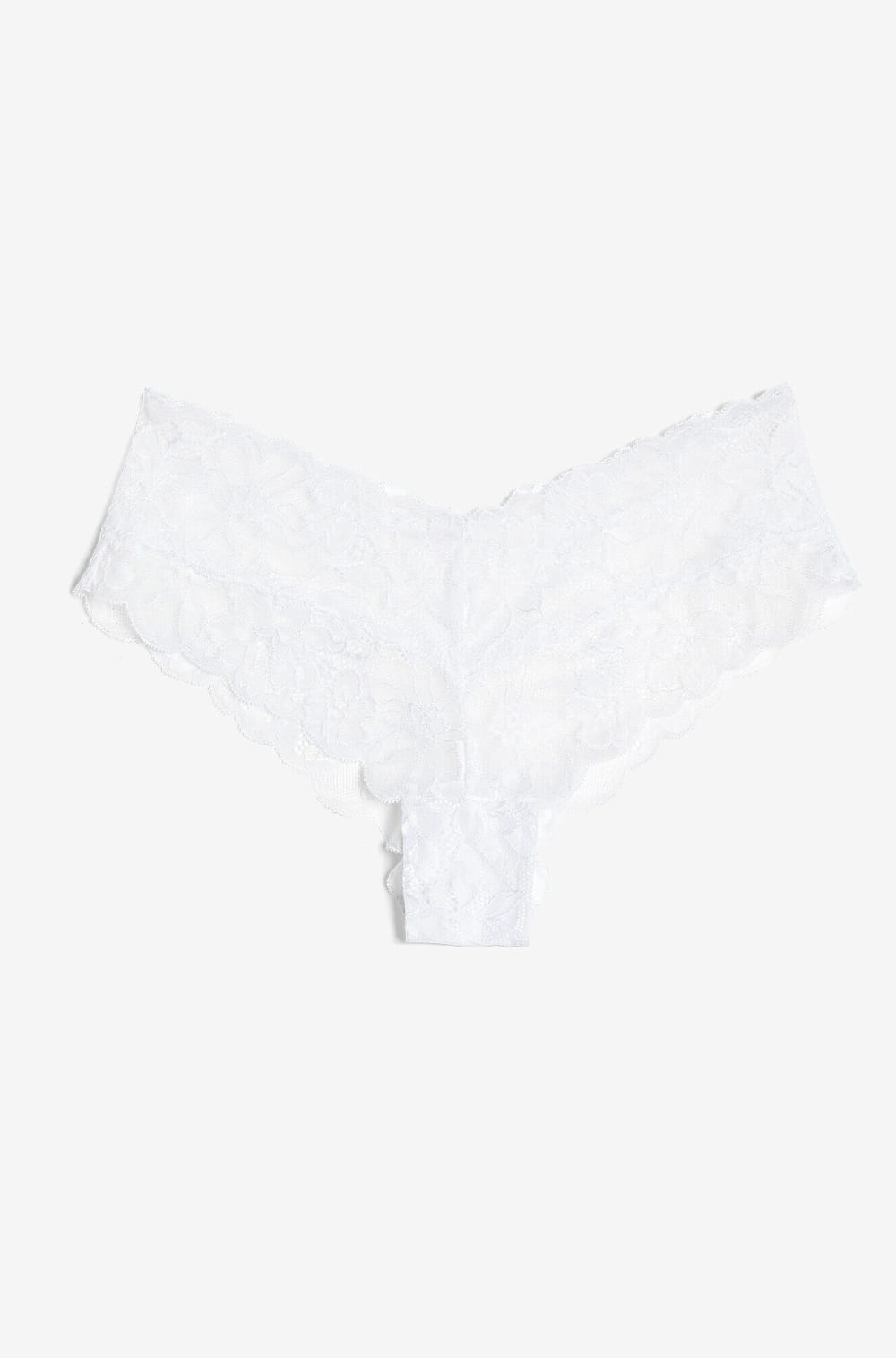 Hipster V Shape En Dentelle Sweet Blanc Etam