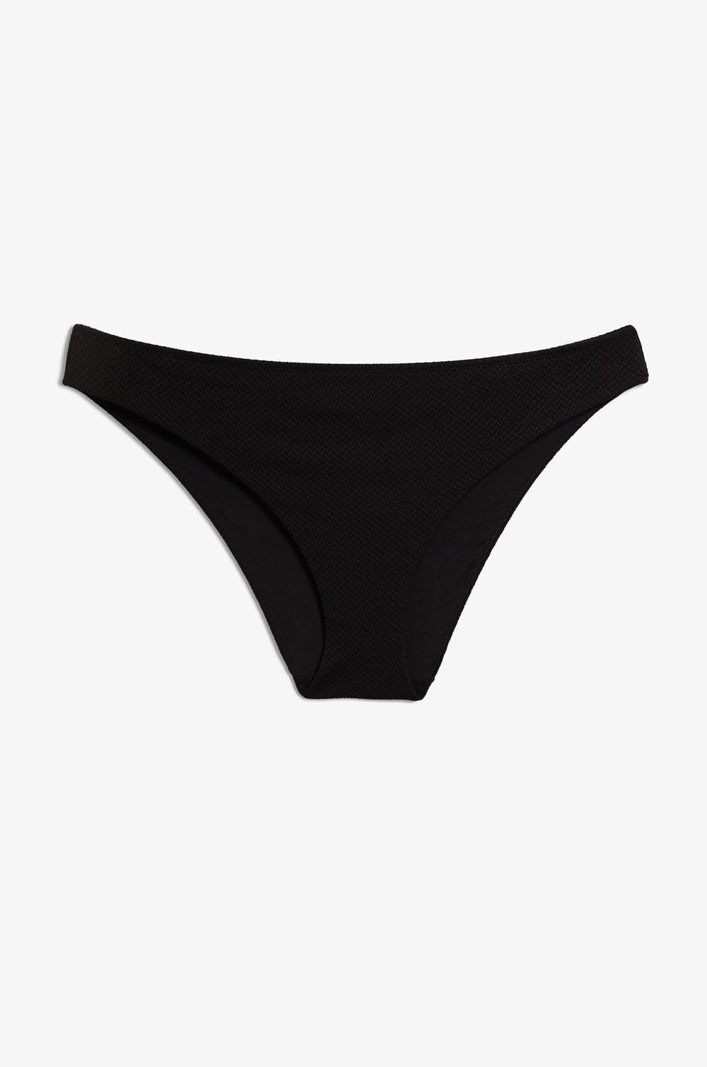 Culotte Bikini Bas De Maillot Texturé Idyllique Noir Etam