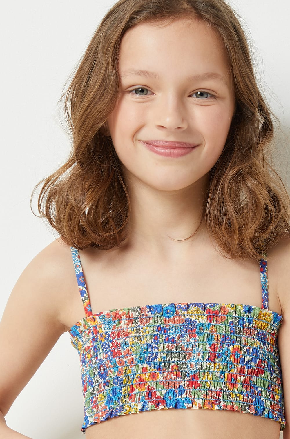 Liberty Fabric Swimsuit Set Margaret Enfan Multicolore Etam
