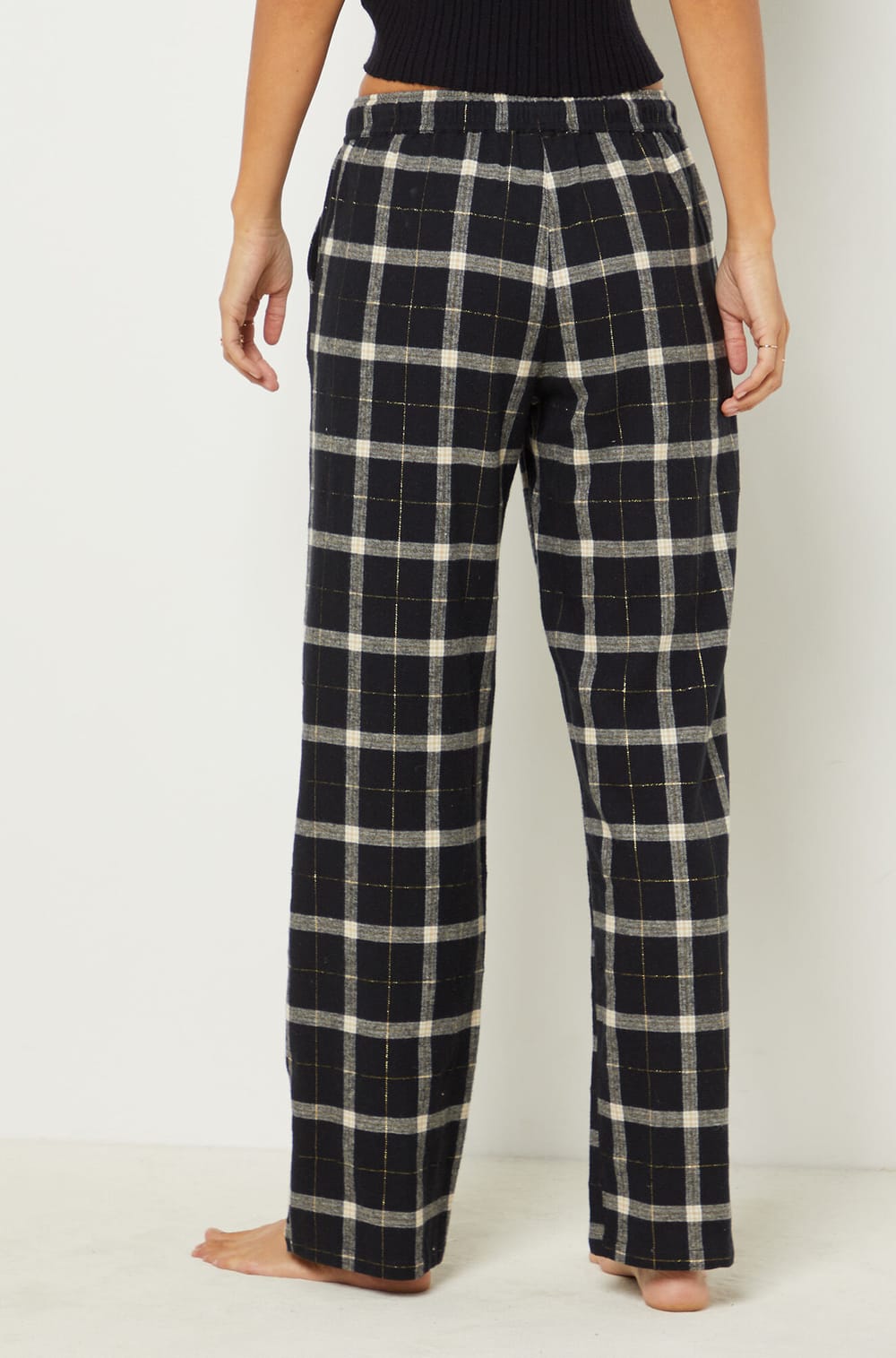 Pantalon de pyjama à carreaux NATANE NOIR - ETAM