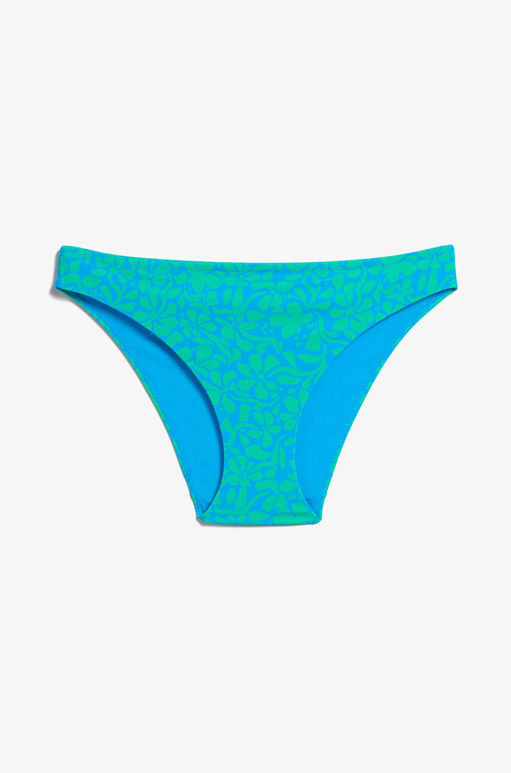 Bikini Hose Slip Mit Blumen Print Manzania Imp Bleu Vert Etam