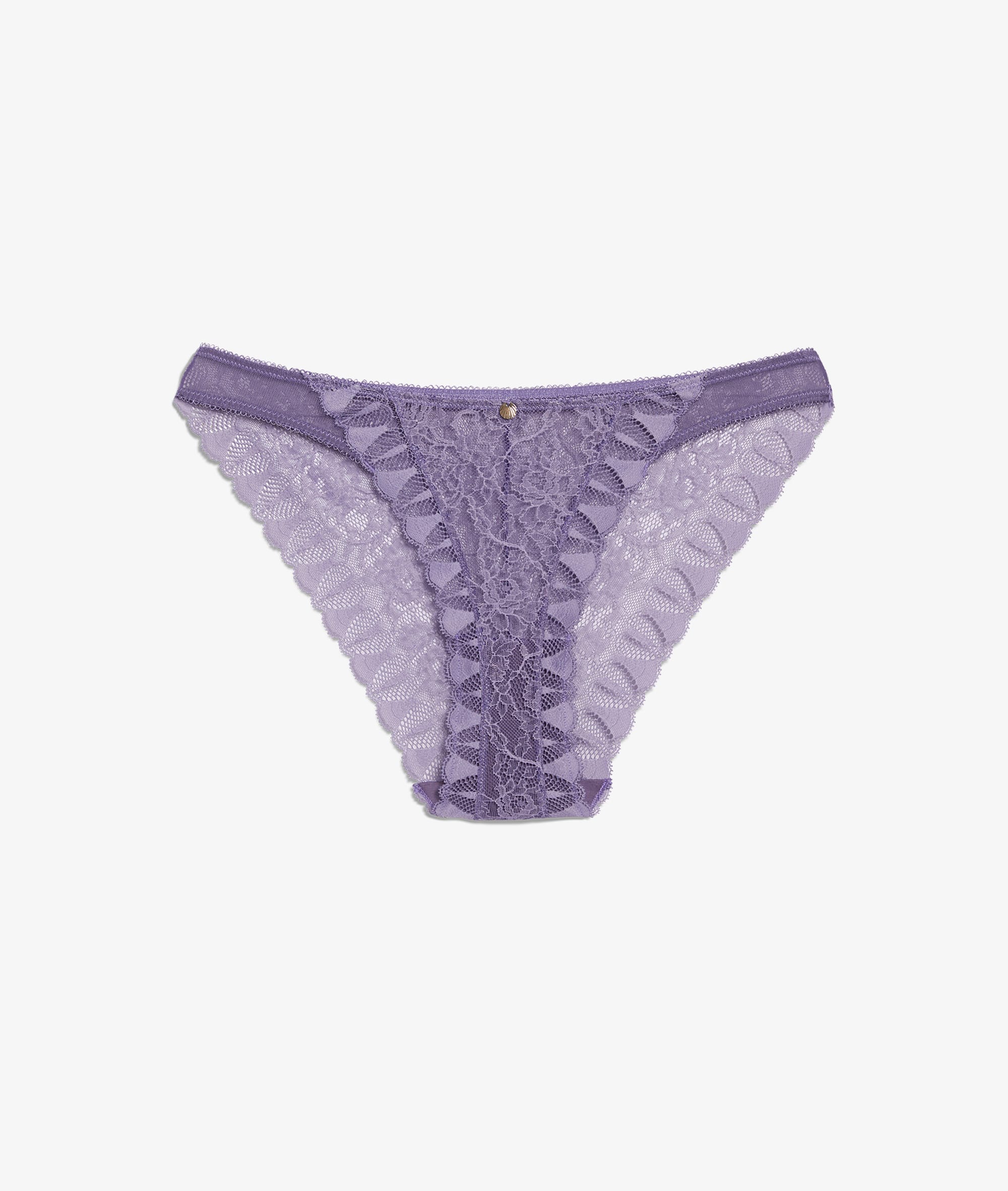 Lace Panties With Jewel Detail Mystique Parme Etam