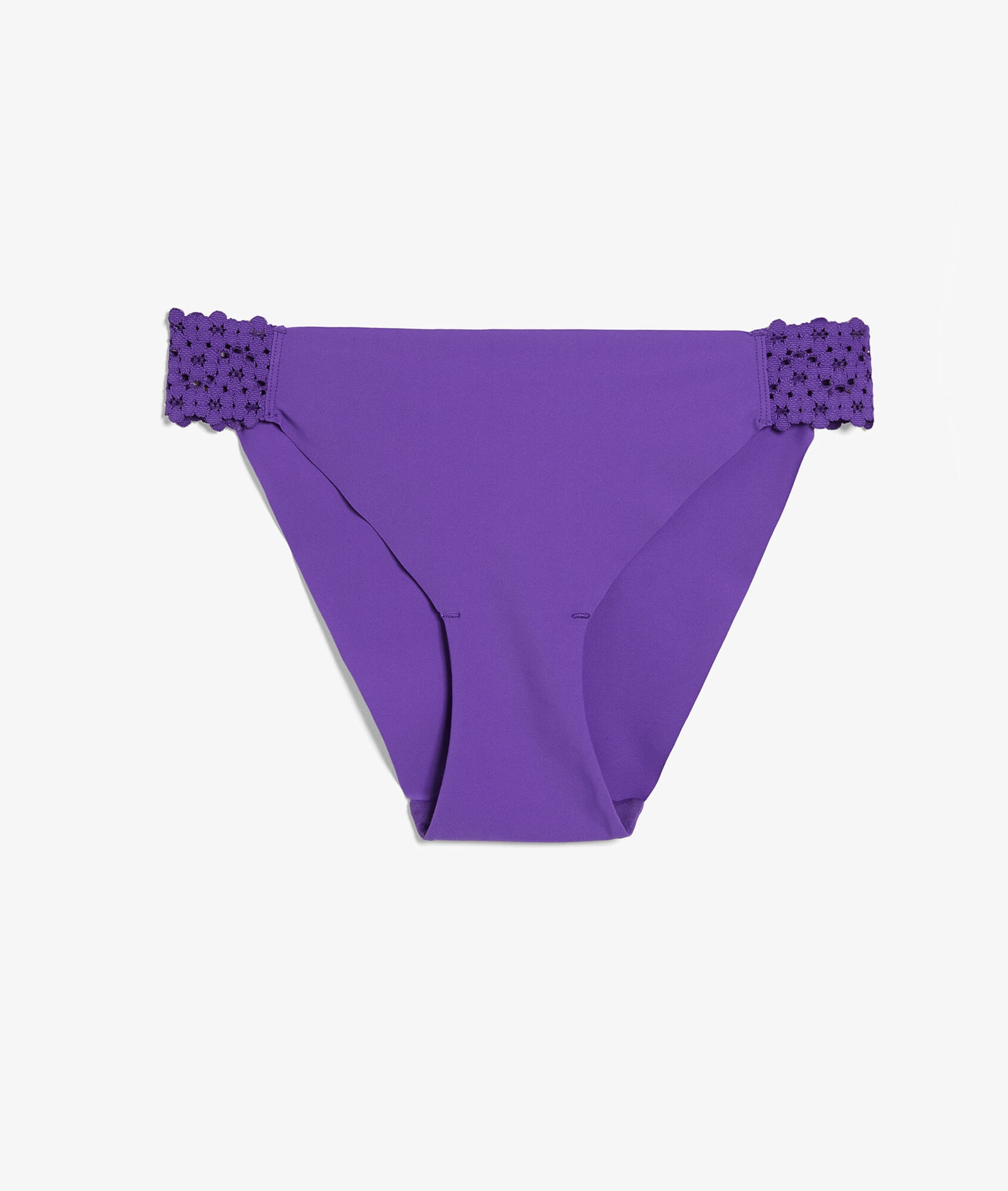 Microfiber And Lace Panties Wish Violet Etam