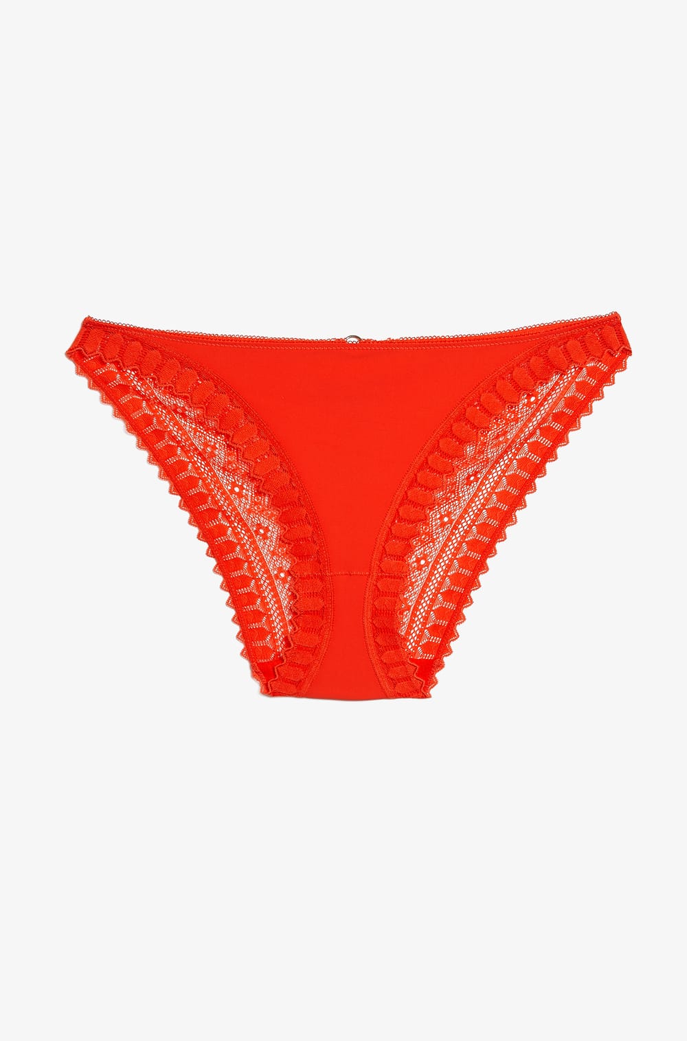 Culotte En Dentelle Diamant Orange Etam