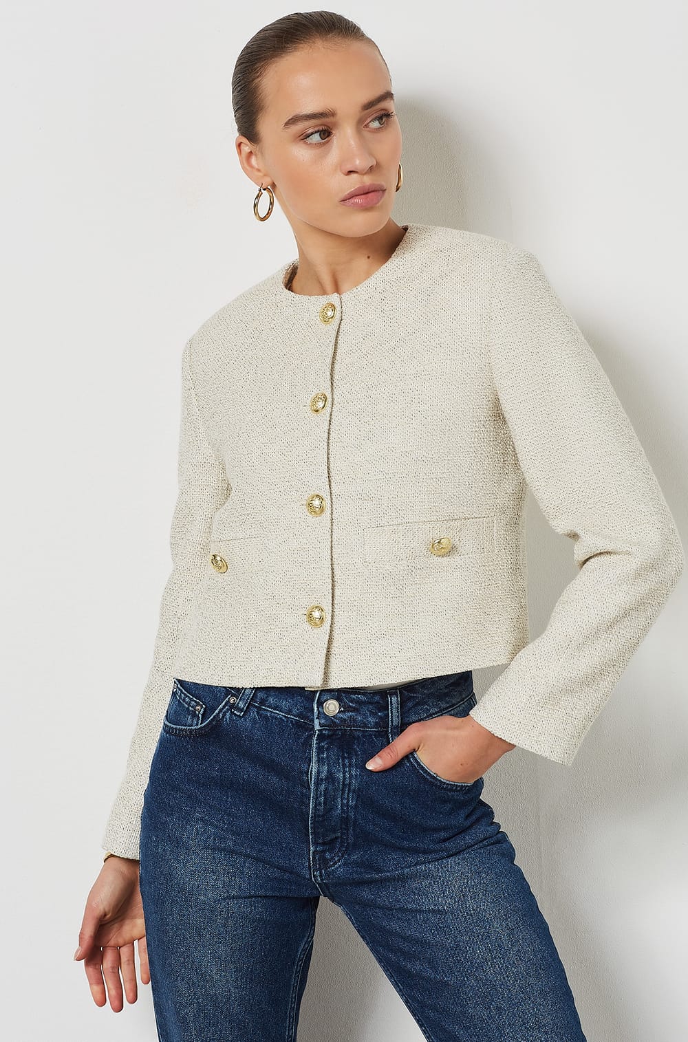 Veste Courte Giselle Ecru Etam