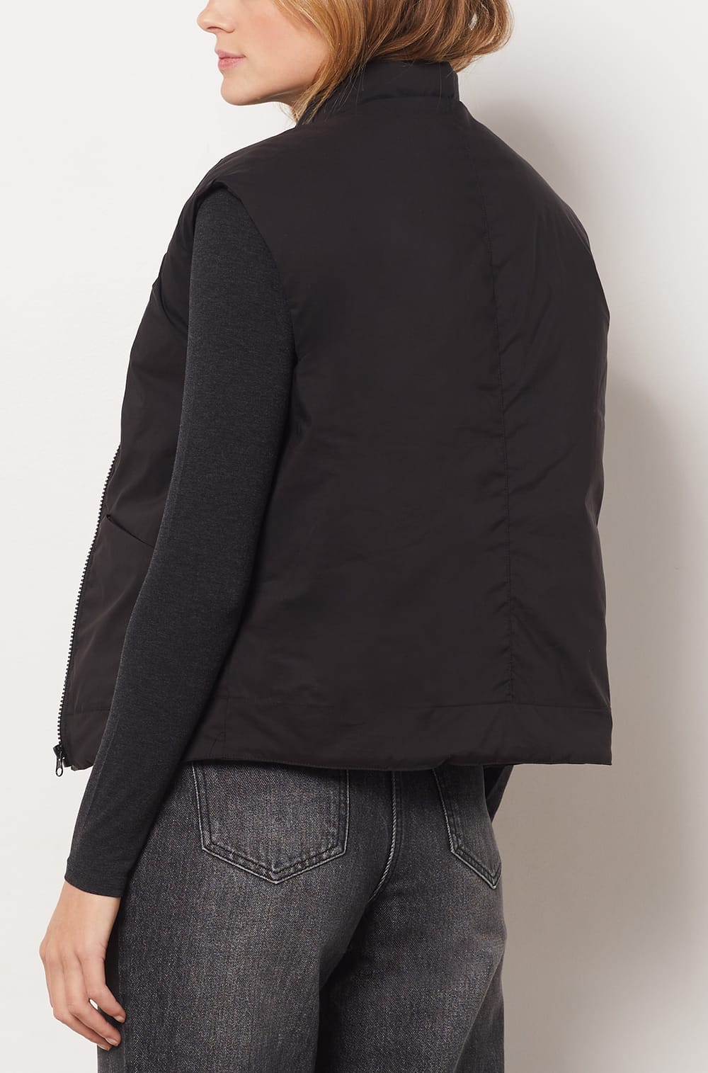 Veste Sans Manches En Coton Rija Anthracite Etam