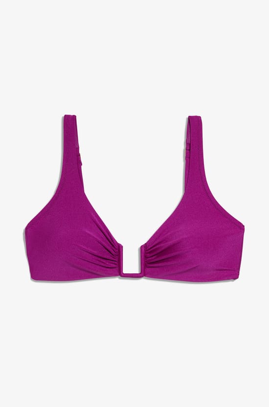Bikini Brésilien à Nouer Bas De Maillot Rosalia Imp Bleu Vert Etam
