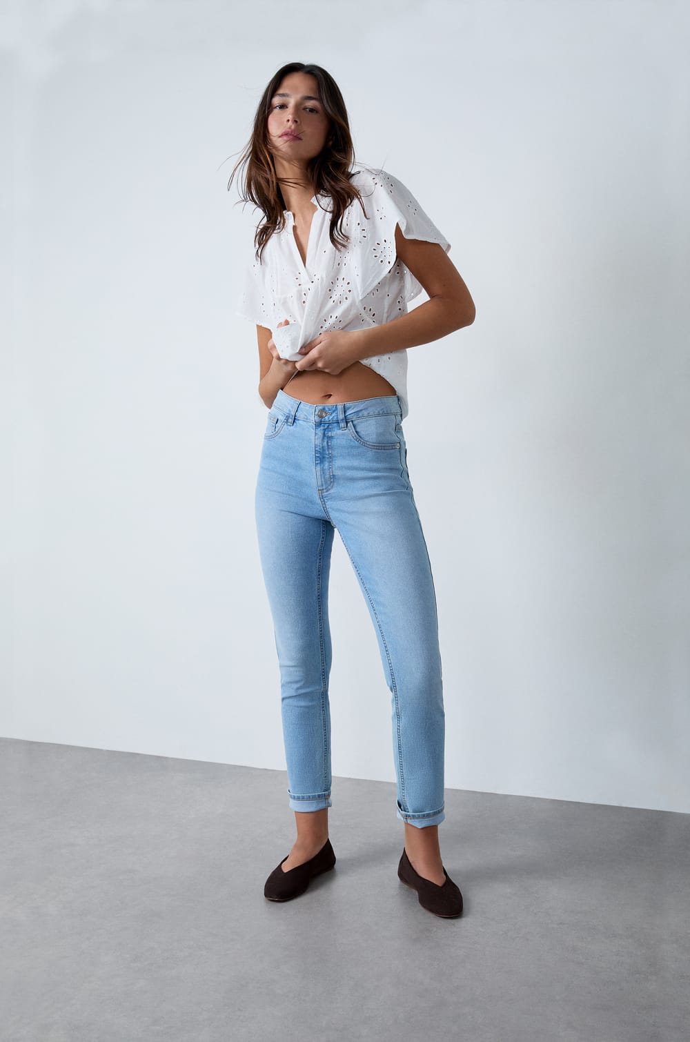 Jean coupe slim DLIM BLEU CIEL - ETAM