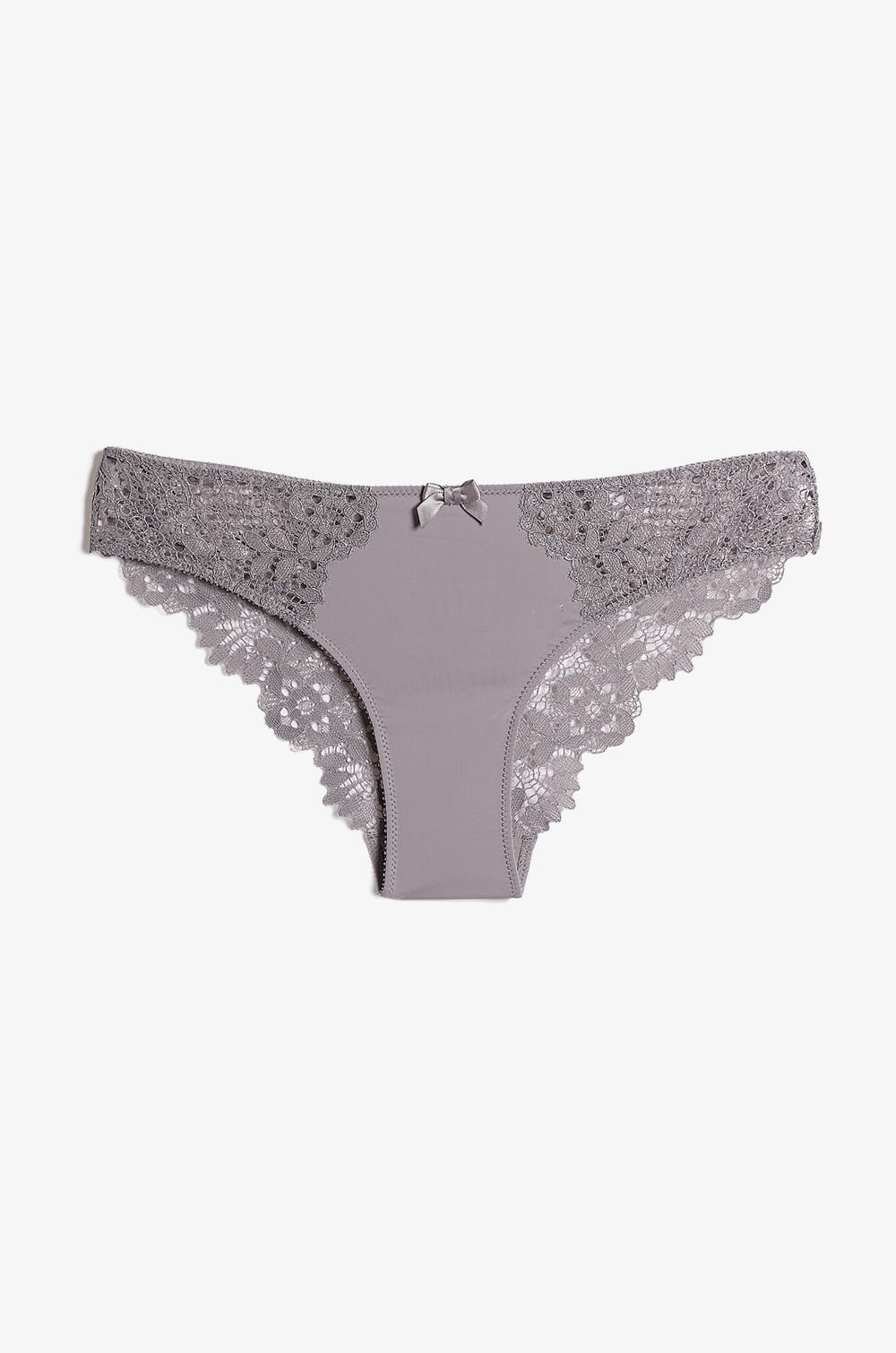 Metallic Lace Hipster Success Gris Etam