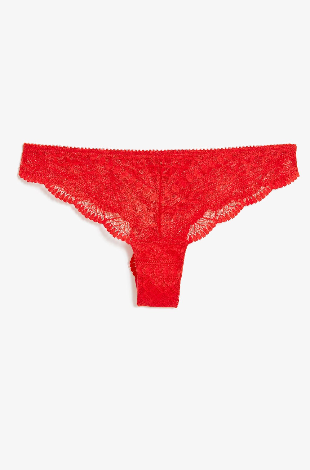Tanga En Dentelle Idole Rouge Etam