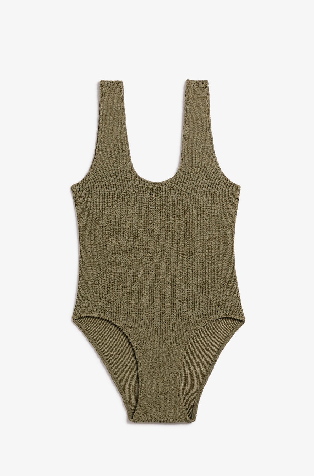 One Piece Swimsuit Made Of Stretchy Material Onesize By Eta Kaki Etam
