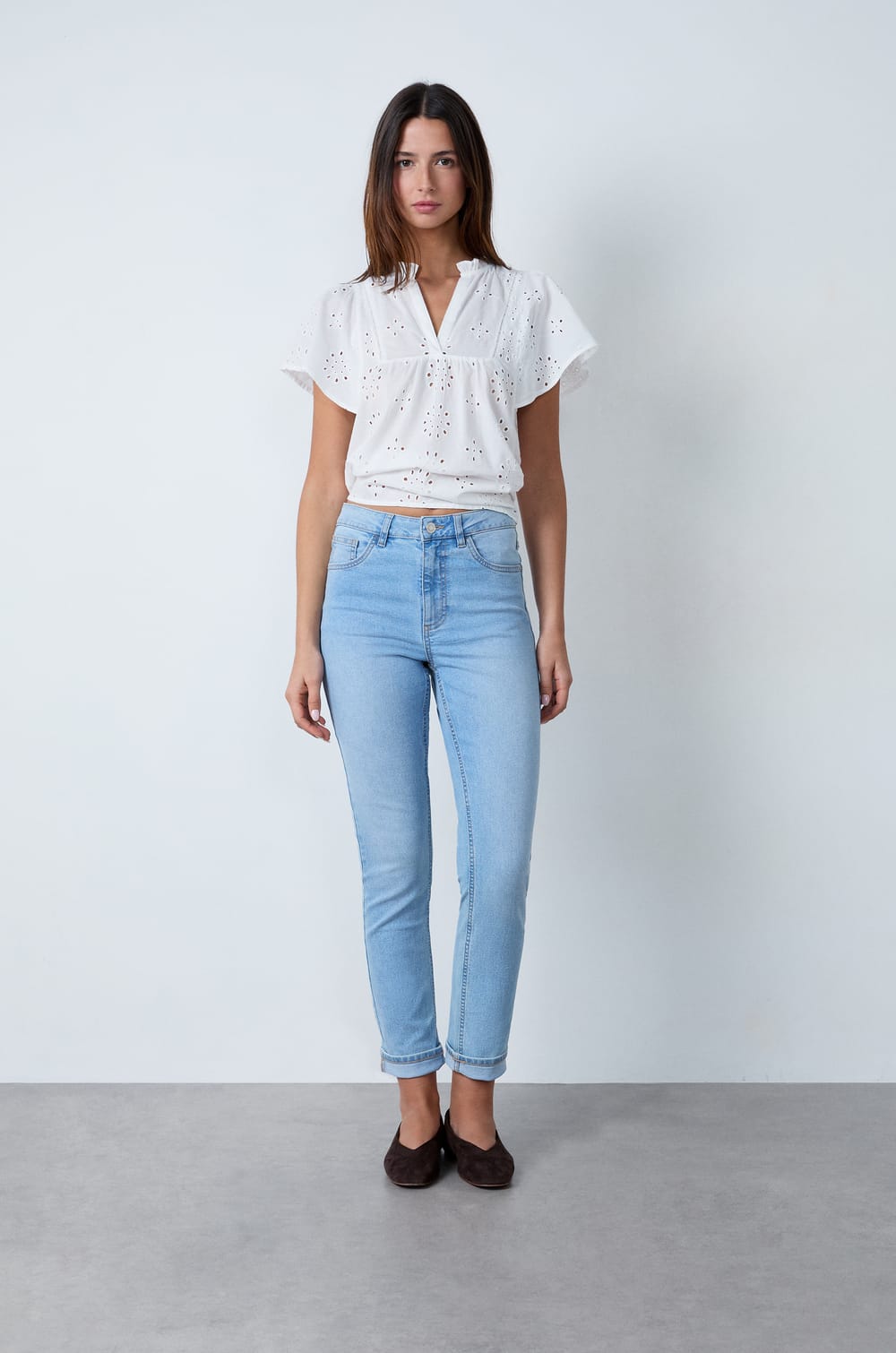 Jean coupe slim DLIM BLEU CIEL - ETAM