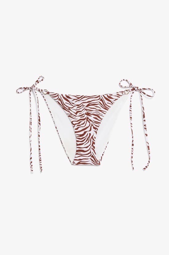 Culotte Bikini Ficelle Bas De Maillot Satiné Capsule Wendy Ocre Etam