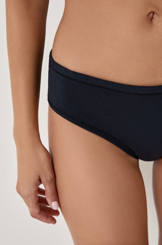 Brassière réversible en coton biologique extensible COTON 360 NOIR - ETAM