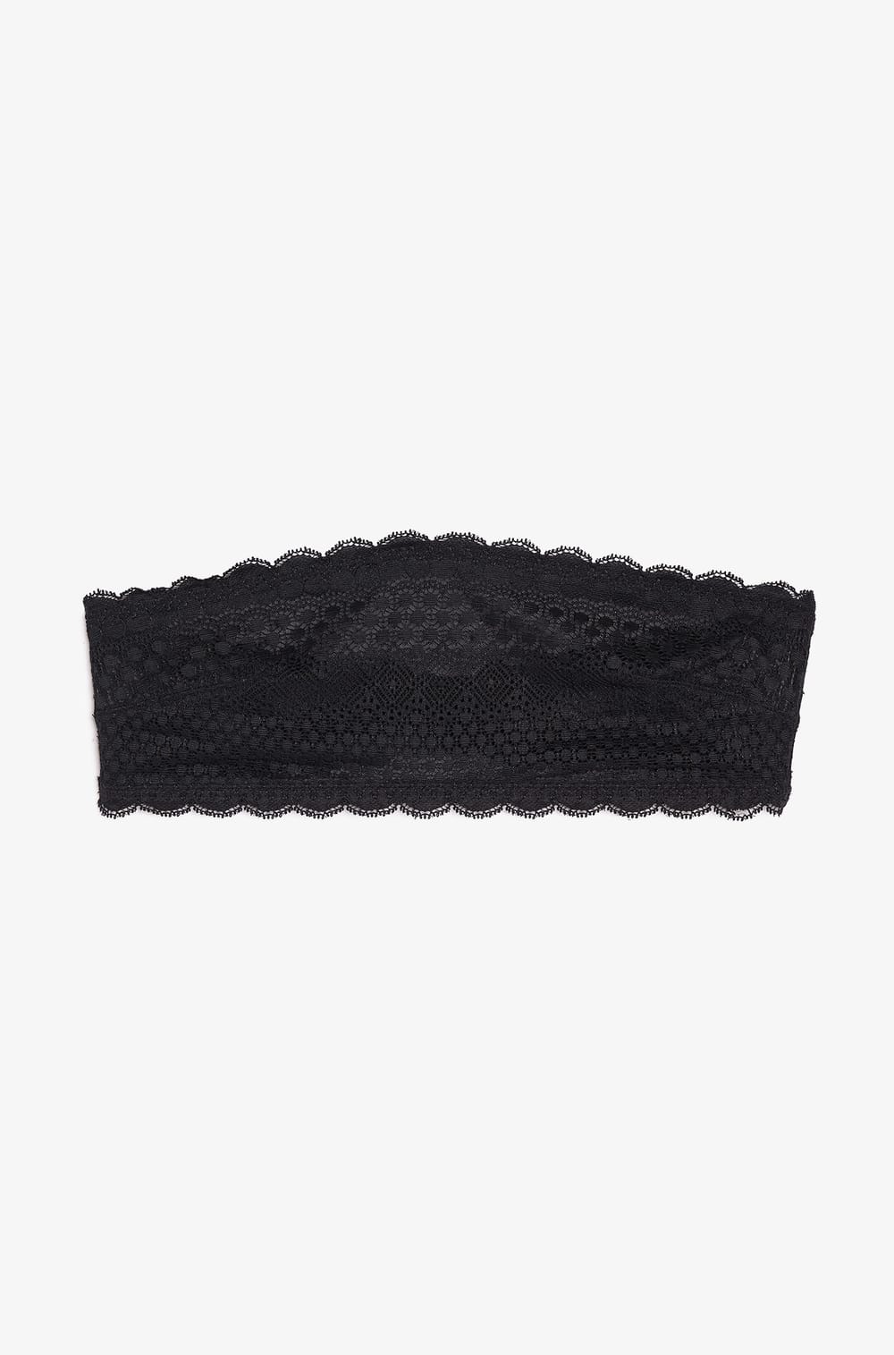 Lace Strapless Wireless Bra Cherie Cherie Noir Etam