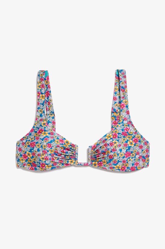 Culotte Bikini Brésilien Ficelle Bas De Maillot Texturé Détails Anneaux