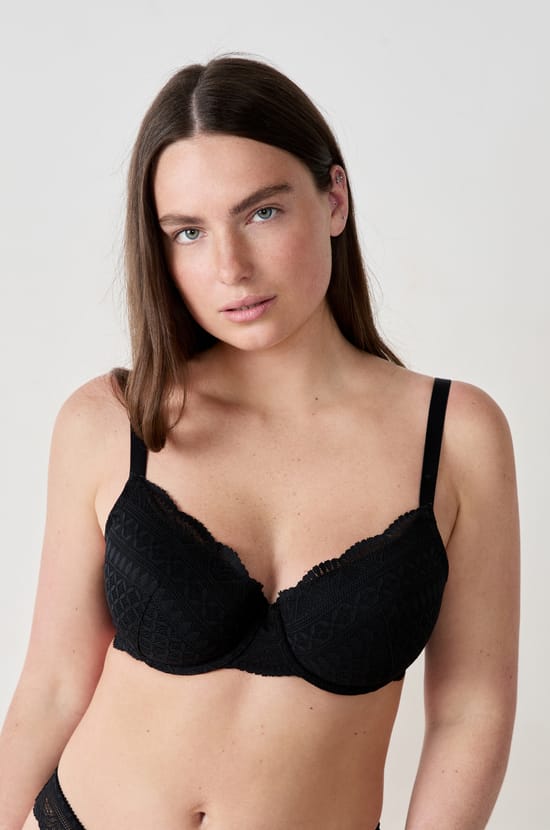 Tanga en dentelle SWEET NOIR - ETAM