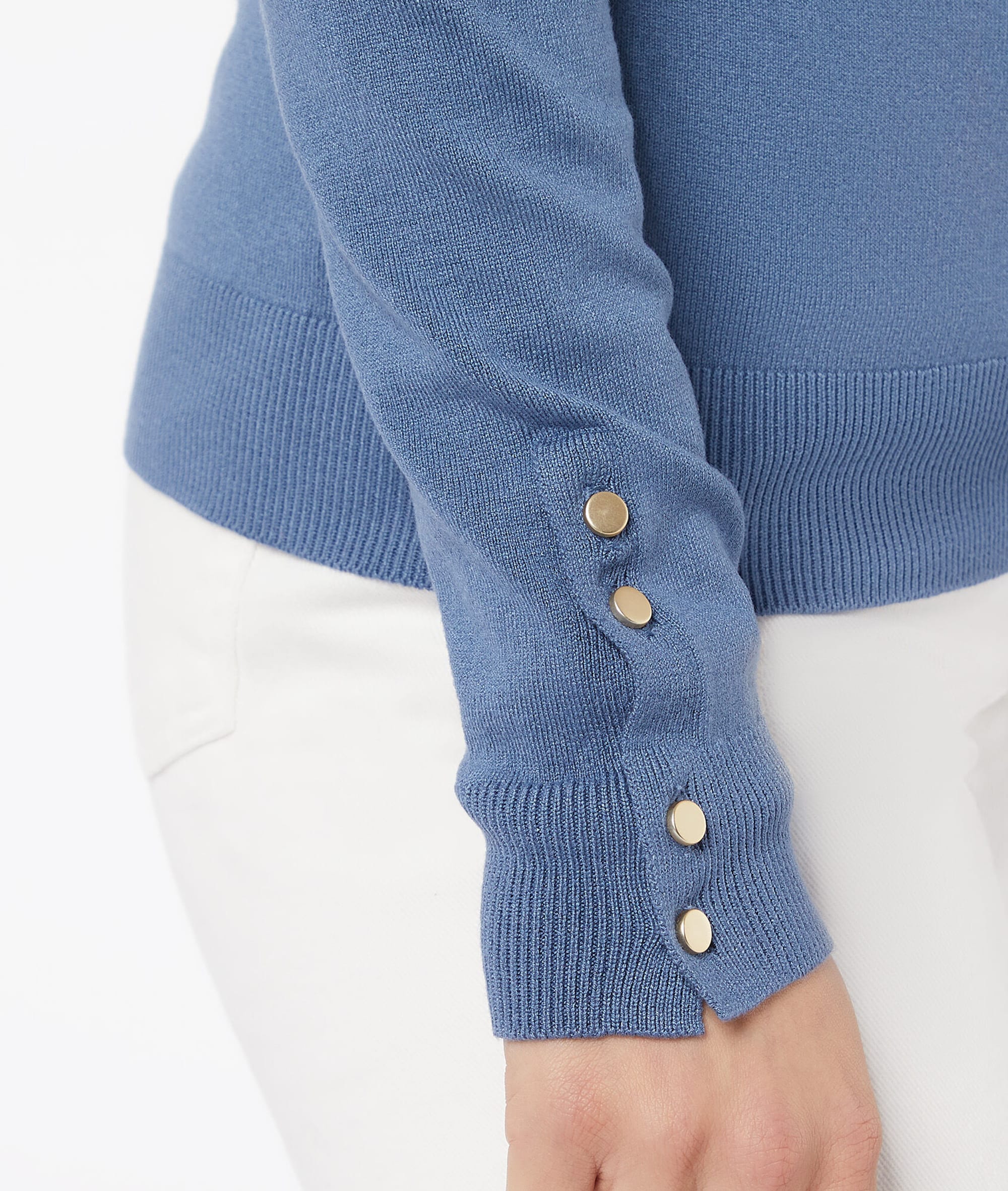 Pull en maille col bateau ADDISON BLEU - ETAM