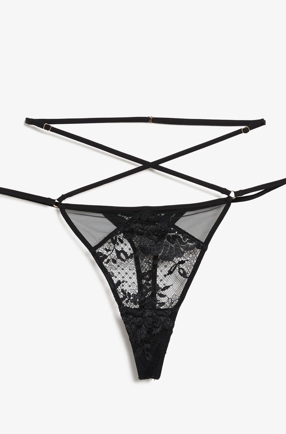 String en dentelle française DENTELLE AND ME NOIR - ETAM