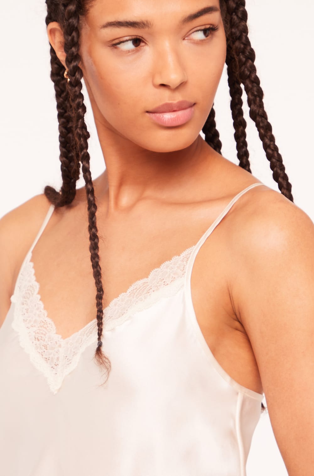 Silk Camisole Daily Off White Etam